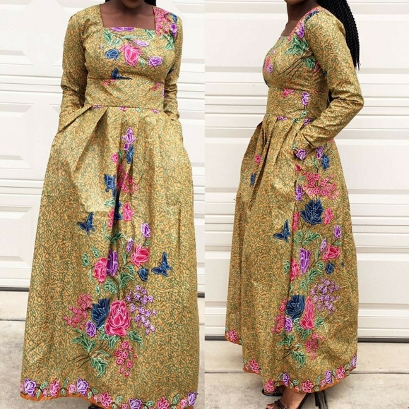 Veroex Dresses African Ankara Print Women Maxi Dress Poshmark